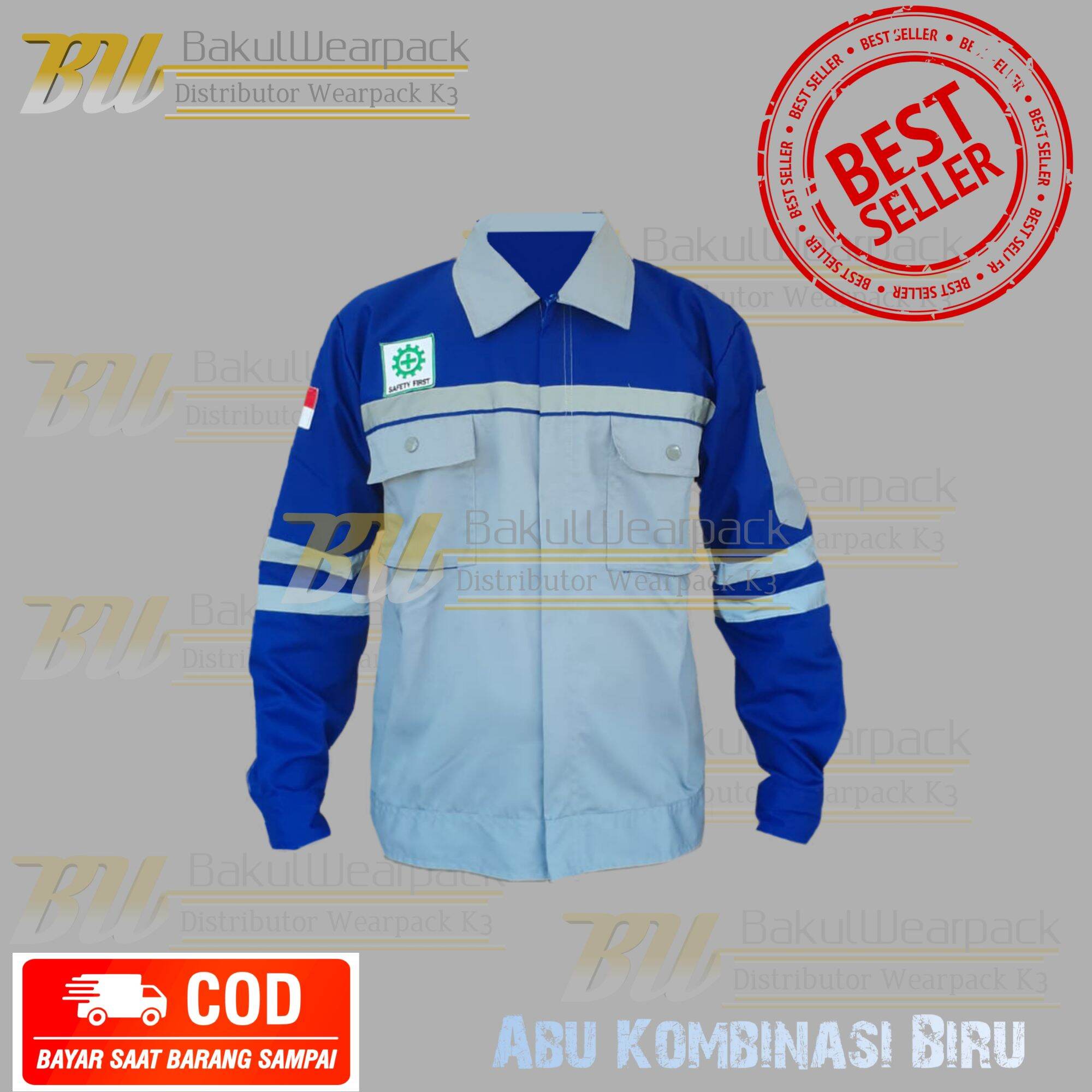 WEARPACK SAFETY ATASAN / KEMEJA WEARPACK ATASAN / PAKAIAN KERJA ...