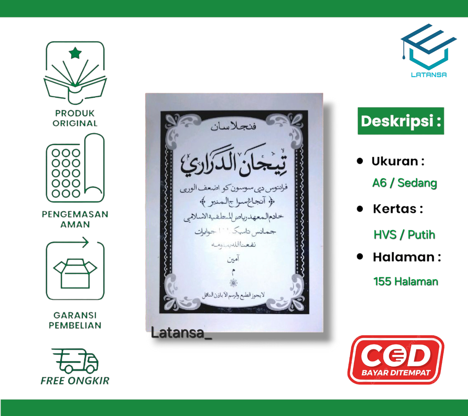Penjelasan Surahan Sunda Kitab Tijan Durori Jamanis | Lazada Indonesia