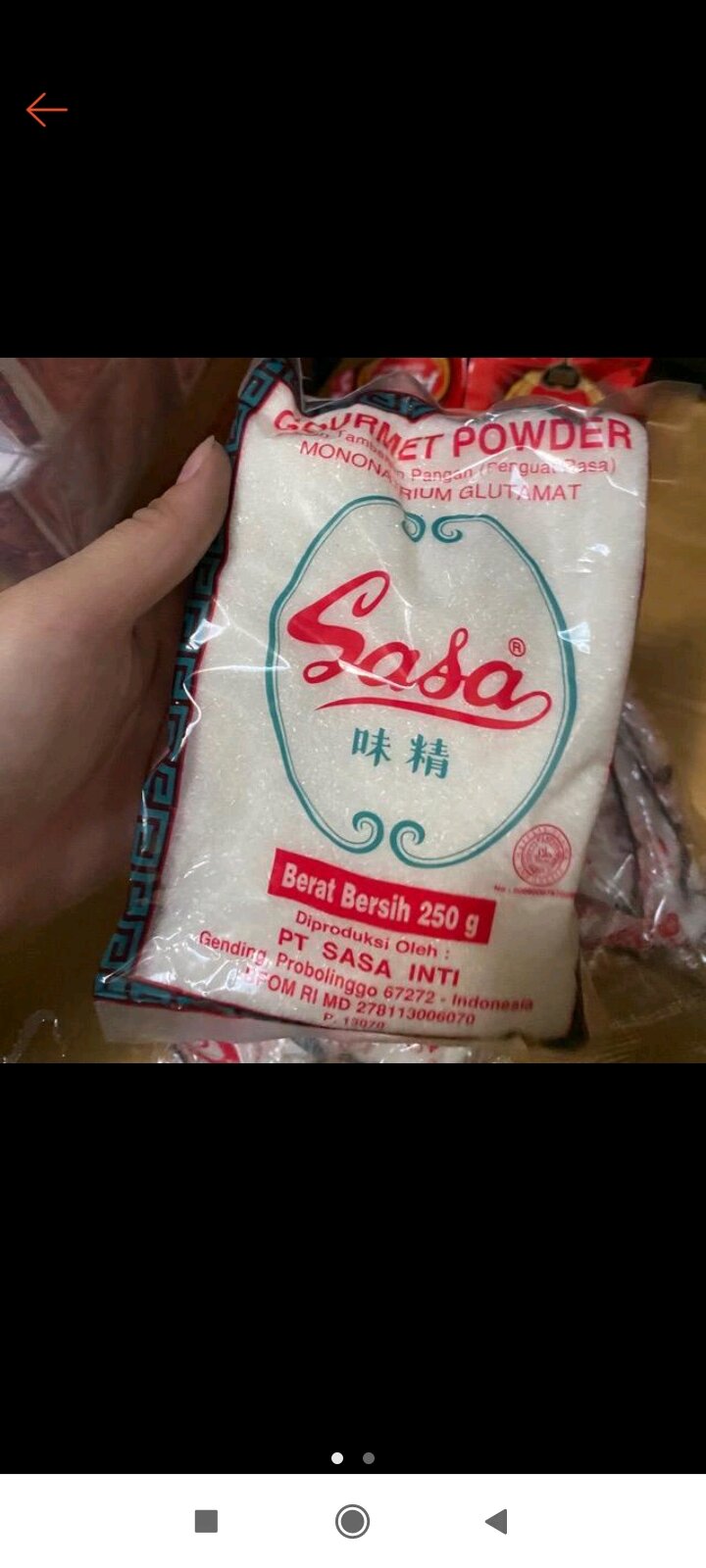 Micin sasa penyedap rasa 250gr | Lazada Indonesia