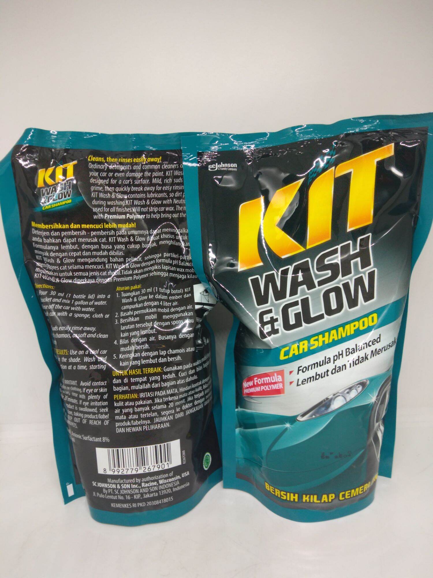 Kit Wash & Glow, Shampoo Cuci Mobil Kemasan Refill 720ML | Lazada Indonesia