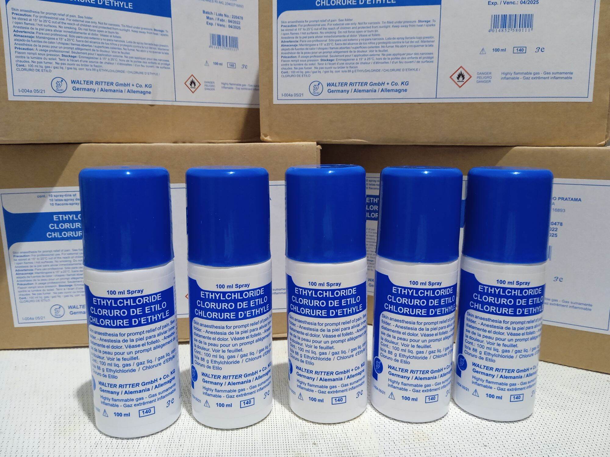 Chlorethyl Spray / Ethyl Chloride / 100 ml | Lazada Indonesia