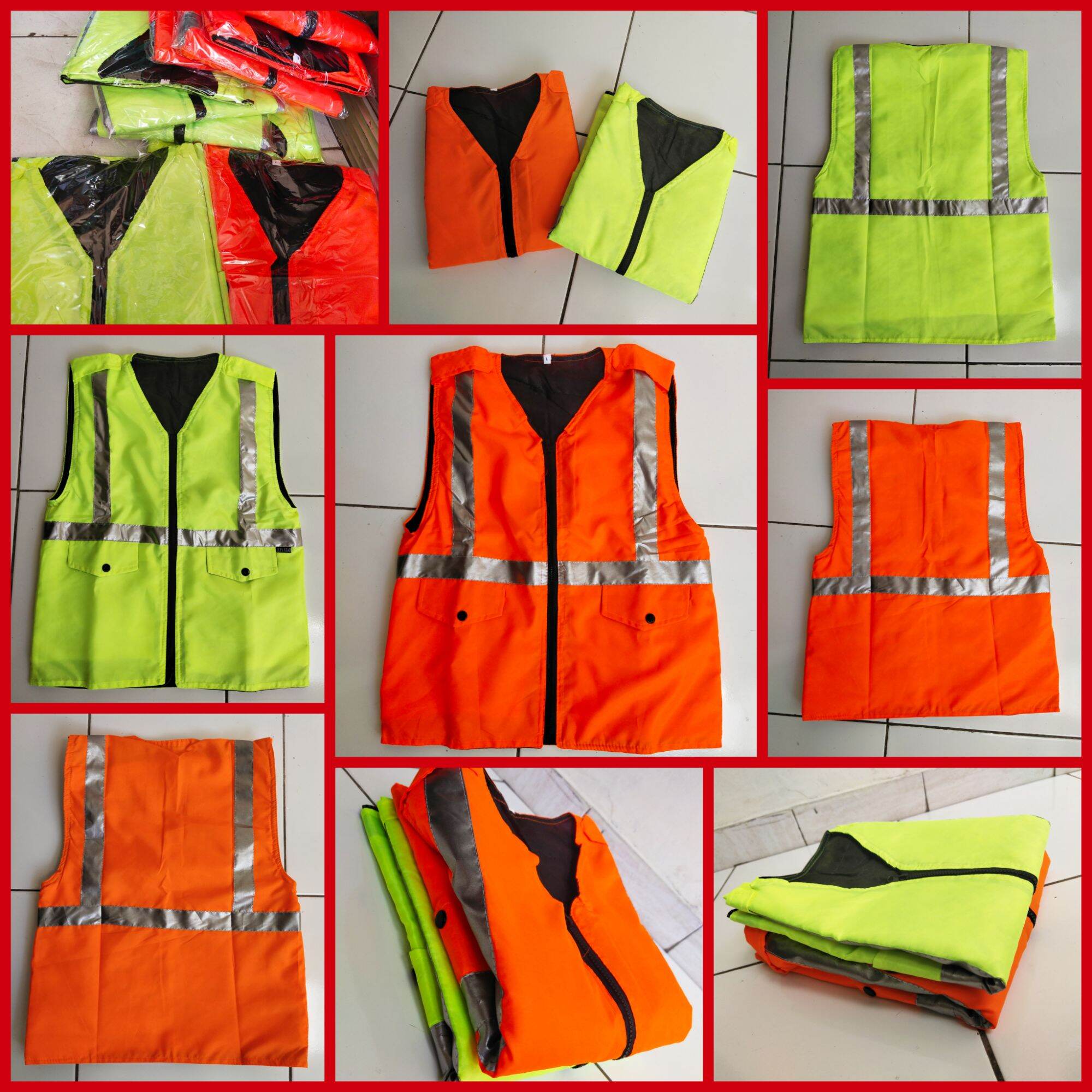 rompi safety rompi juru parkir rompi proyek rompi ojek | Lazada Indonesia