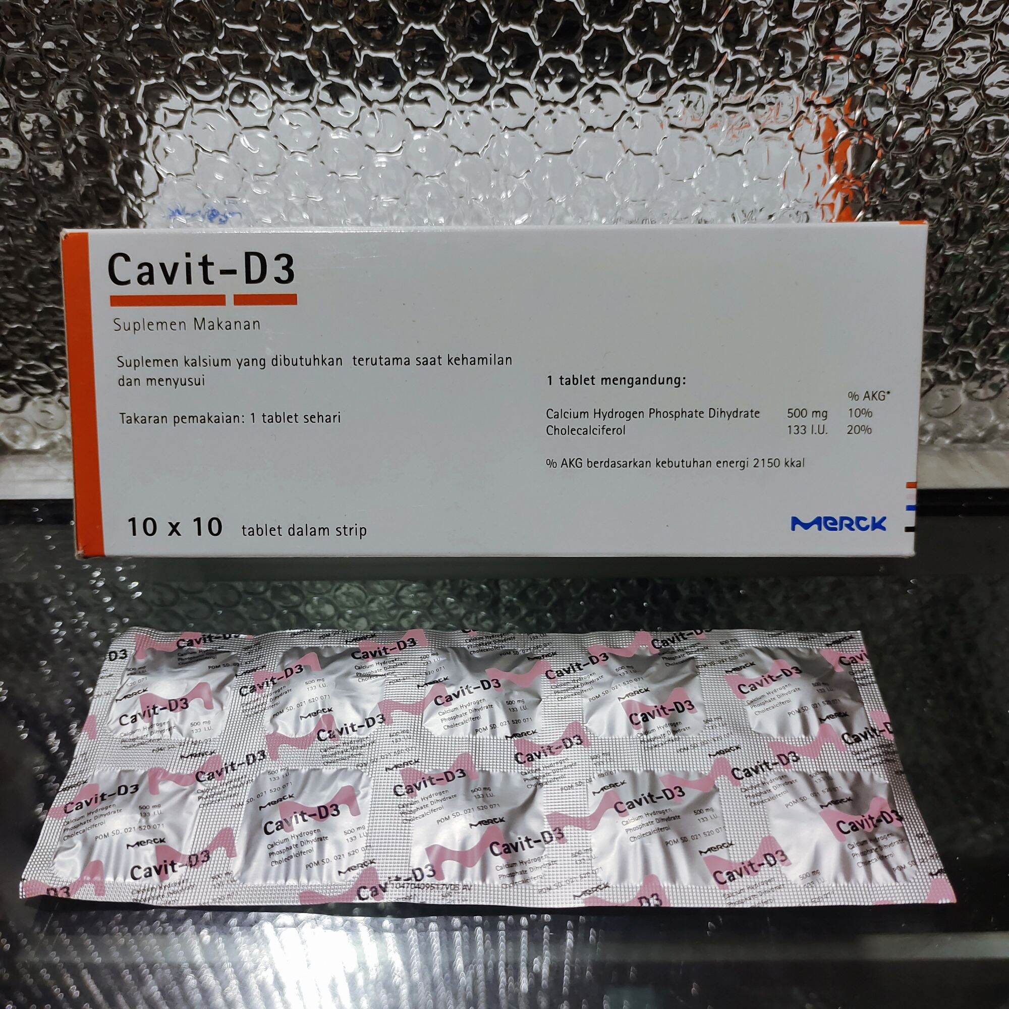 cavit d3 harga per strip 10tablet | Lazada Indonesia