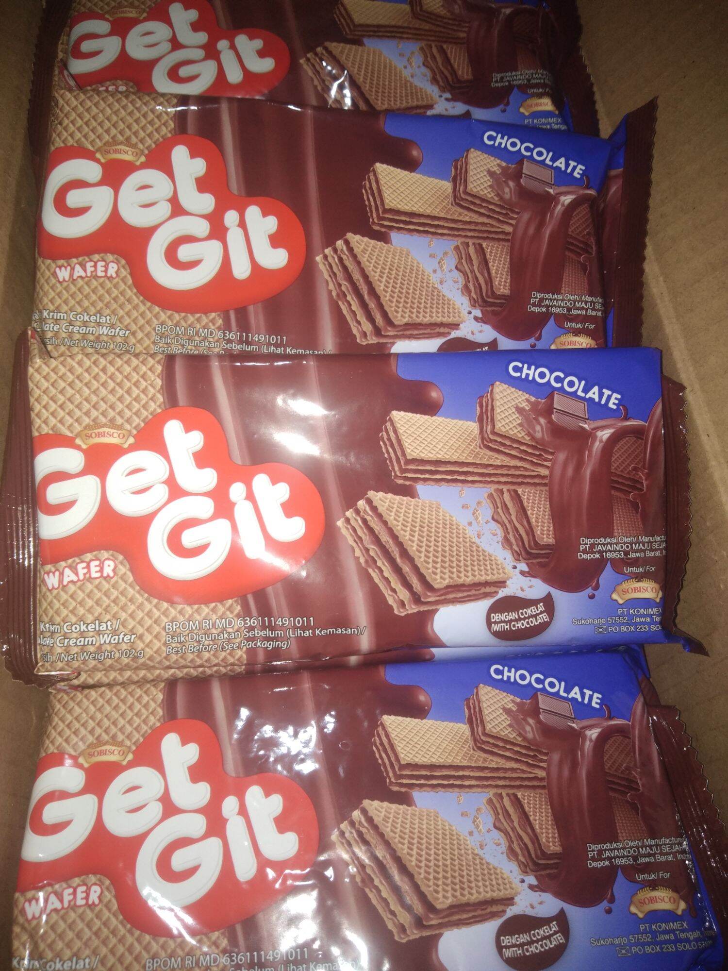 Get Git wafer krim chocolate 1 bungkus 102 gram. | Lazada Indonesia