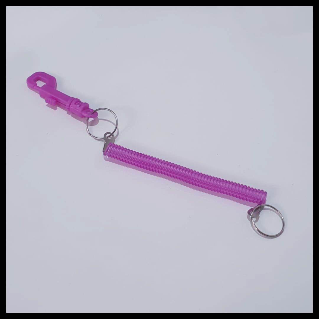 GANTUNGAN KUNCI SERBA GUNA/GANTUNGAN KUNCI TALI KARET SPIRAL PANJANG ...