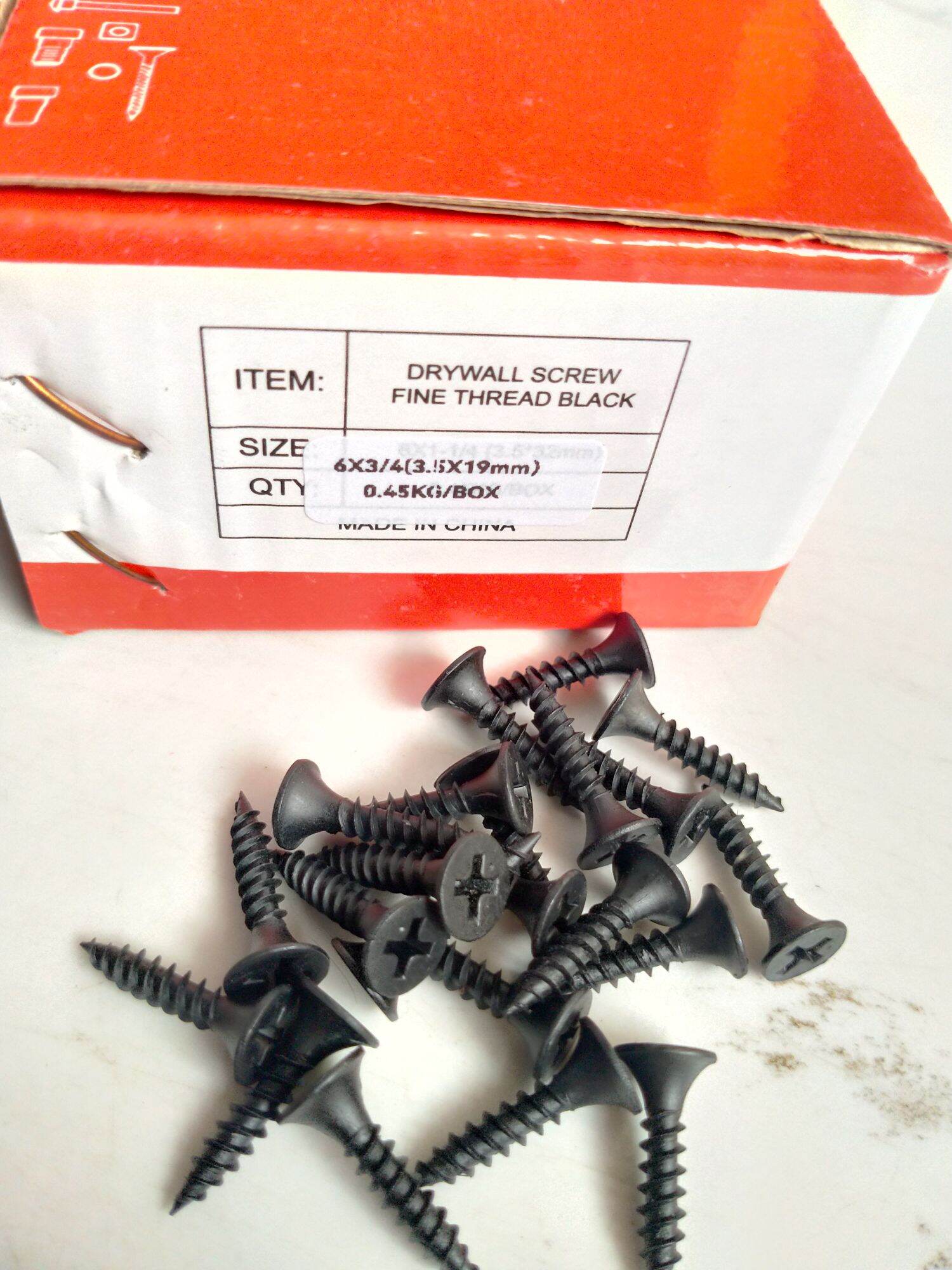 sekrup gypsum 3/4 inchi 2cm skrup gipsun 6 x 3/4 1box | Lazada Indonesia