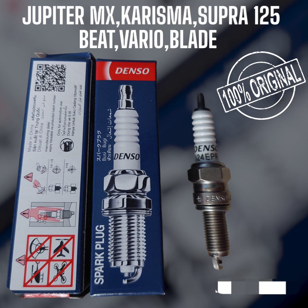 Busi Spark Plug U24EPR9 Denso Karisma Supra 125 Beat Vario Jupiter Mx ...