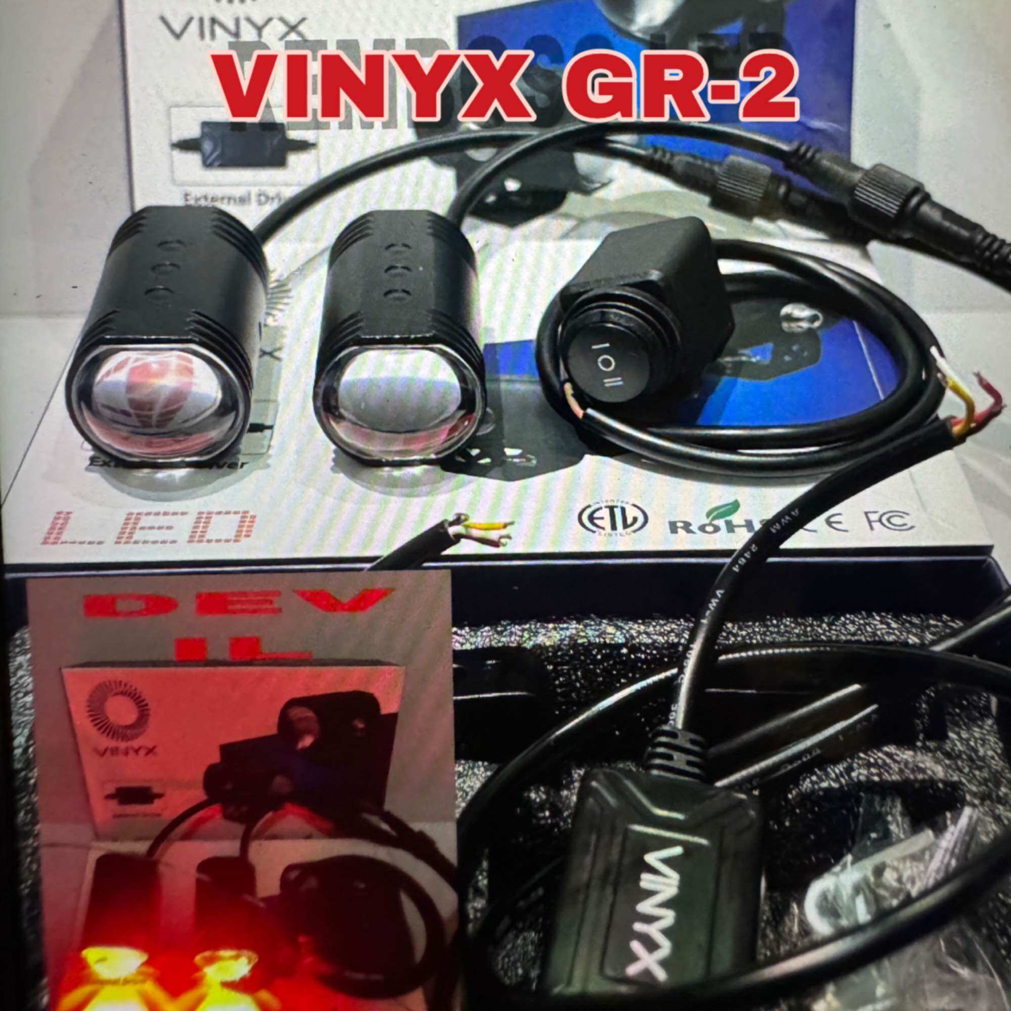 VINYX GR2 D2 MINI SOROT LED LASER GUN 20 WATTT 2 WARNA LAMPU TERBARU ...
