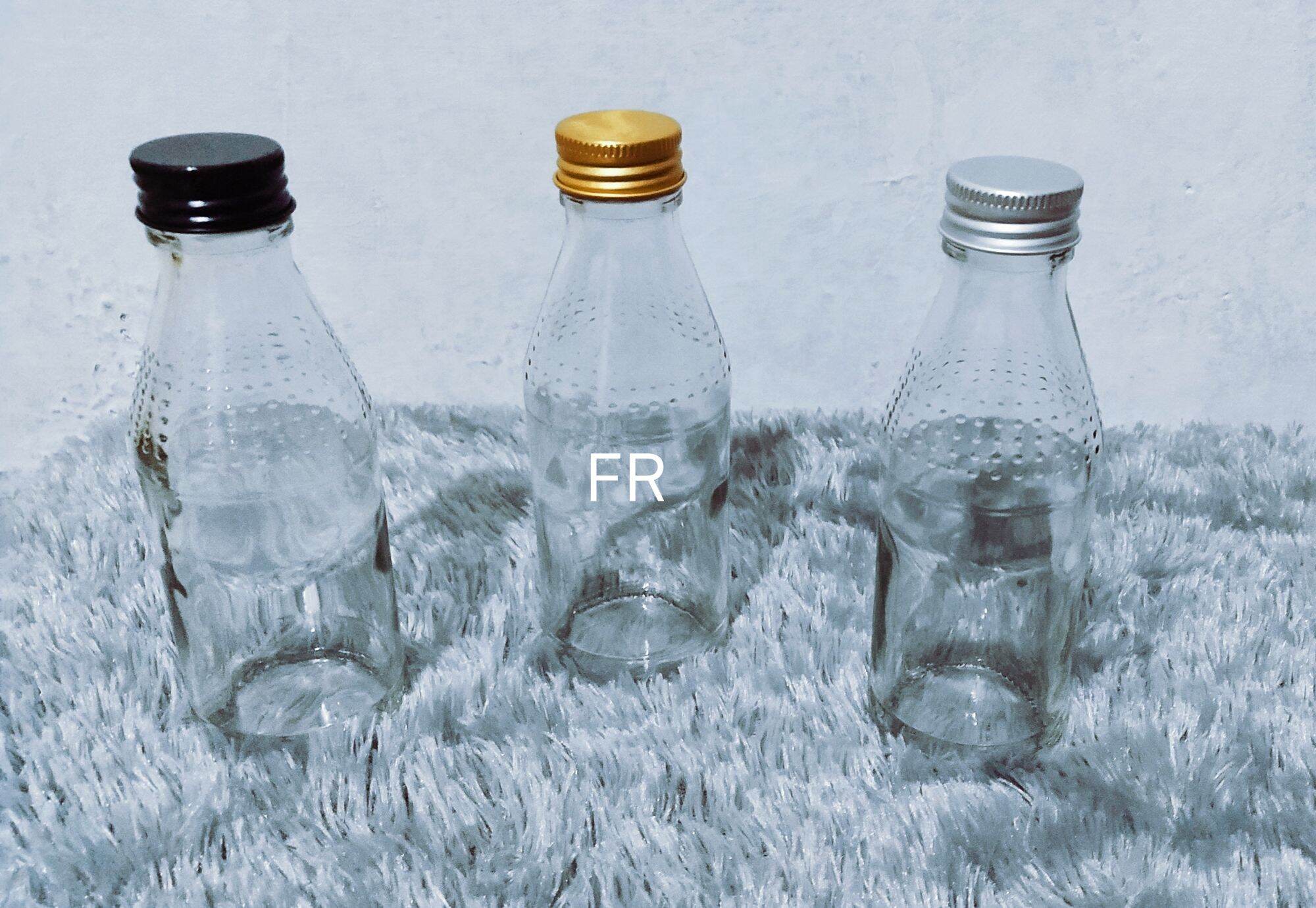 botol kaca bening 150ml botol polos tutup alumunium | Lazada Indonesia