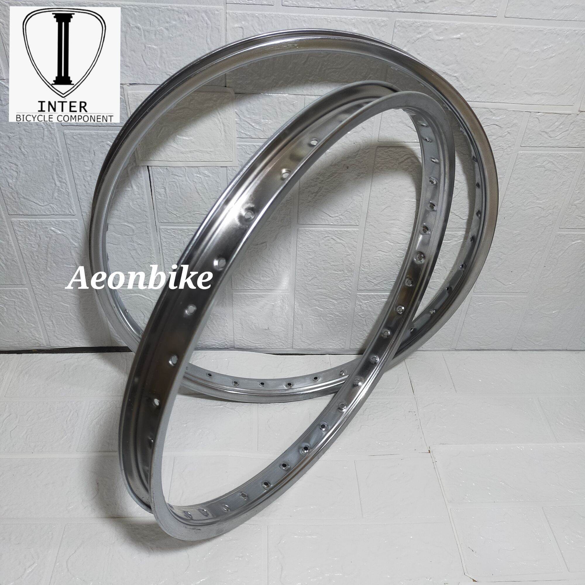 rims velg inter 20 inch 36 lobang velg sepeda BMX lipat mtb ukuran ring ...