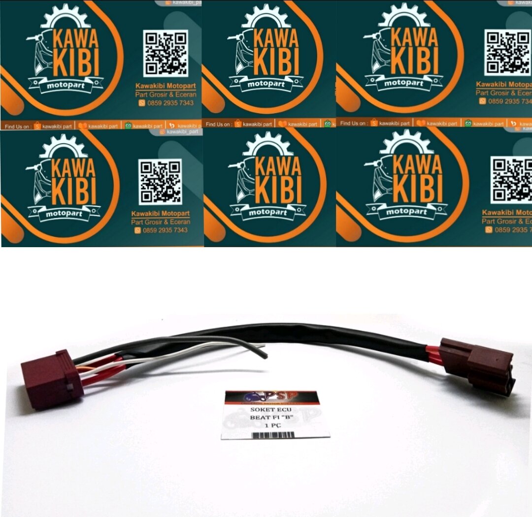 SOKET ECU BEAT FI (KW2) - SOCKET LAWAN E.C.U HONDA MATIC BEAT INJEKSI ...