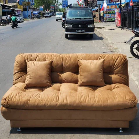 SOFA BED SILICON KAIN BLUDRU PREMIUM / SOFA BED | Lazada Indonesia