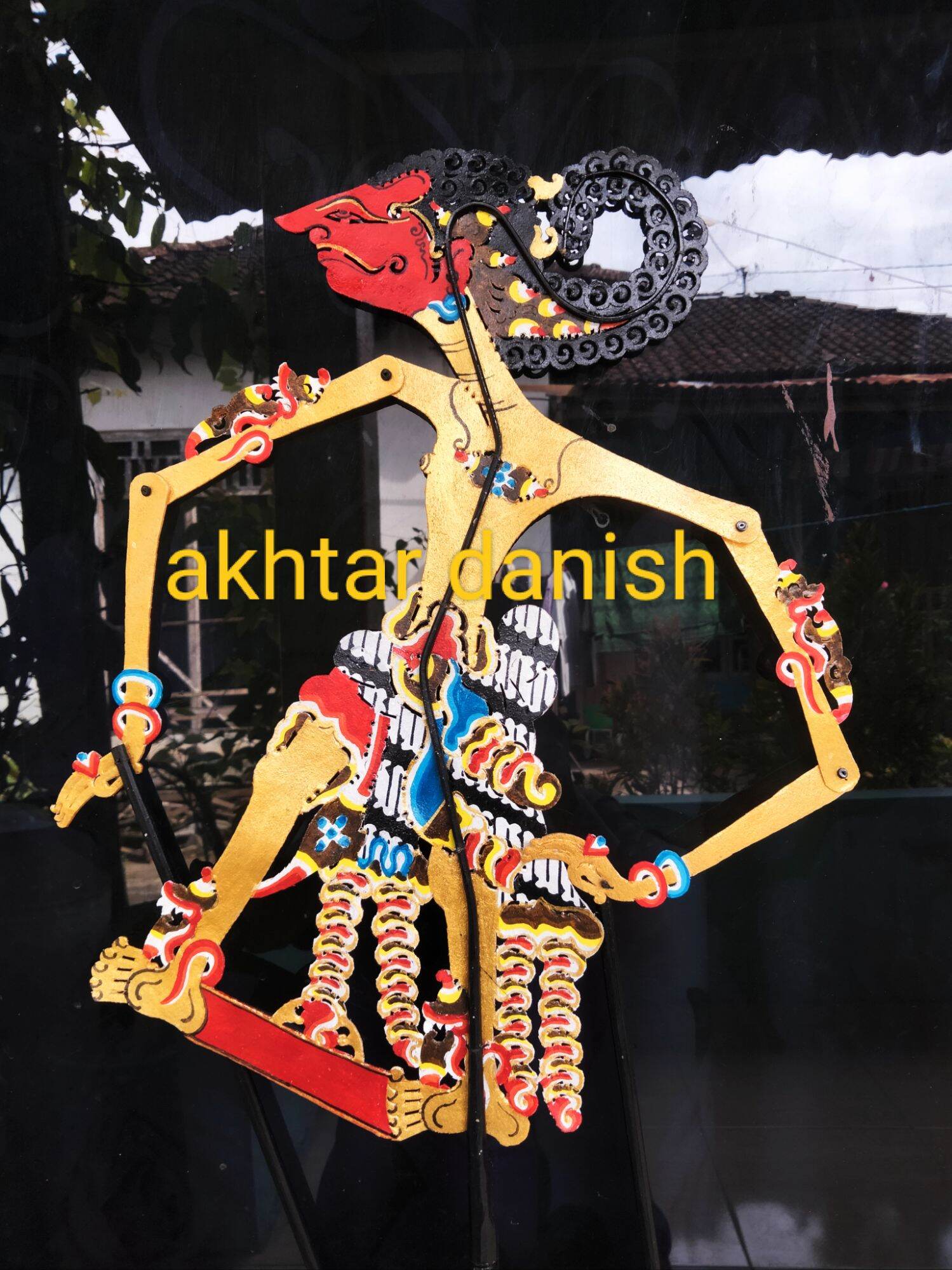 wayang kulit wisanggeni/asli kulit//ukuran standar pedalangan | Lazada ...