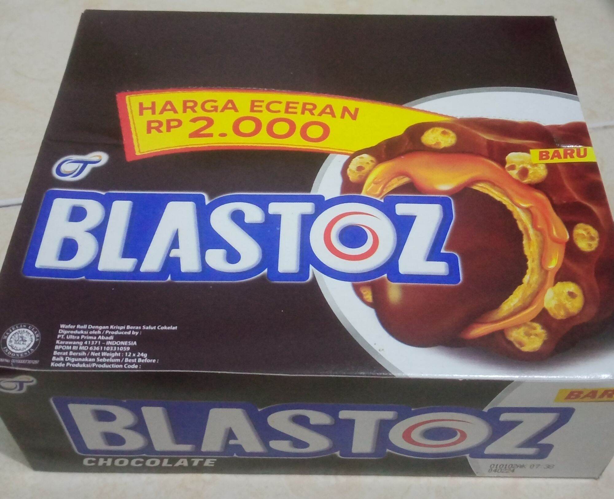 Blastoz Chocolate Isi 12 | Lazada Indonesia