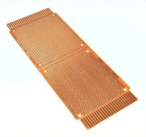 PCB Lubang Bolong IC 2.54mm 18.5x7 Titik Matrix Prototype Single Layer ...