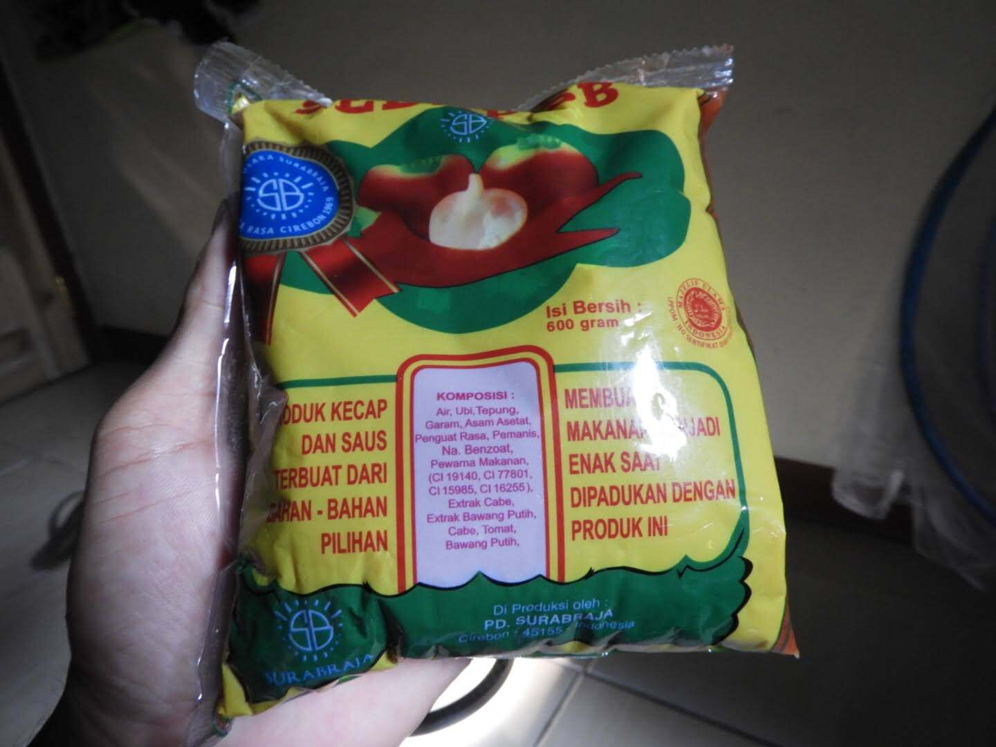 Saos sambal sedap surabraja 1 dus isi 24pcs cocok untuk mie ayam bakso ...