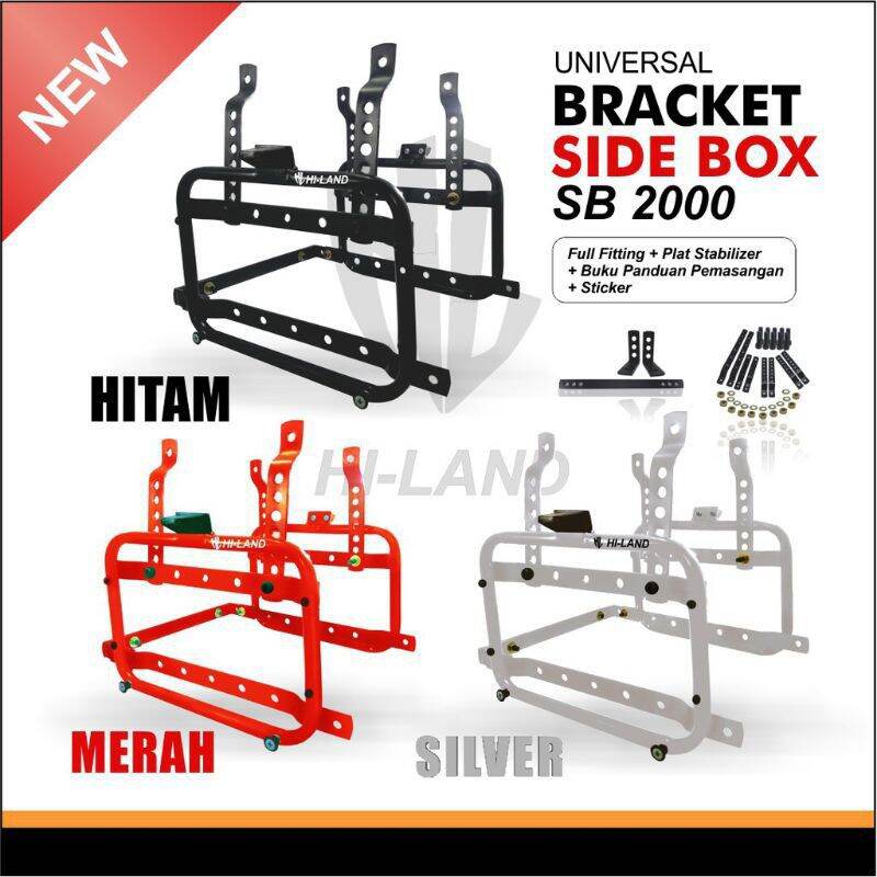 BRACKET SIDE BOX SB 2000 + STABILIZER FULL FITTING UNIVERSAL | Lazada ...