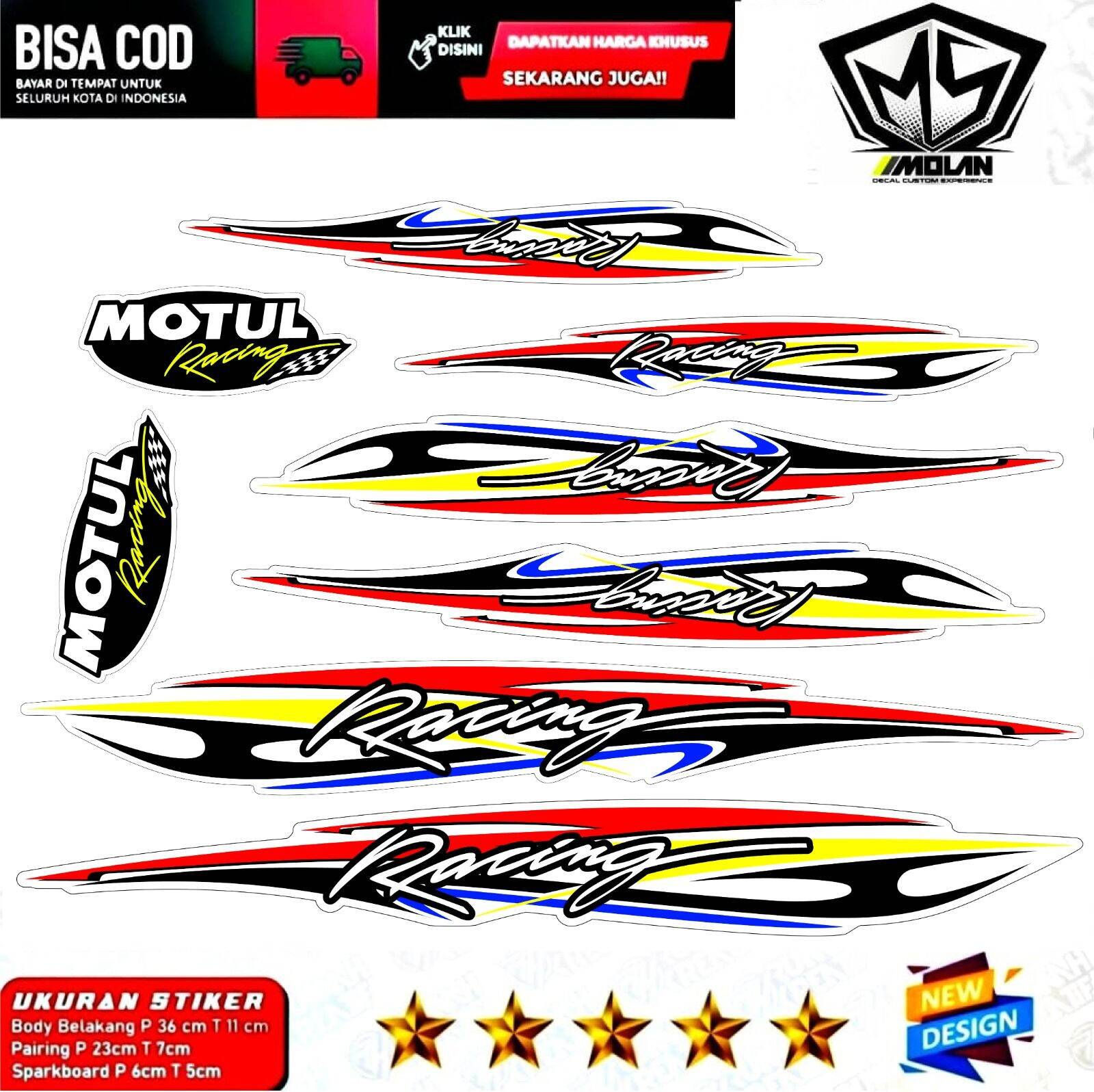 Sticker Striping Variasi Suzuki Smash 110 /Smash 110 R & Smash SR 110 ...