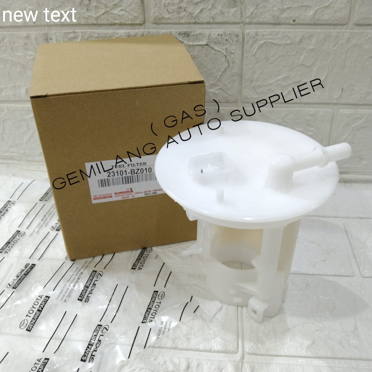 Fuel filter bensin Avanza/Xenia lama/Rush lama/Grandmax 1.3 original ...