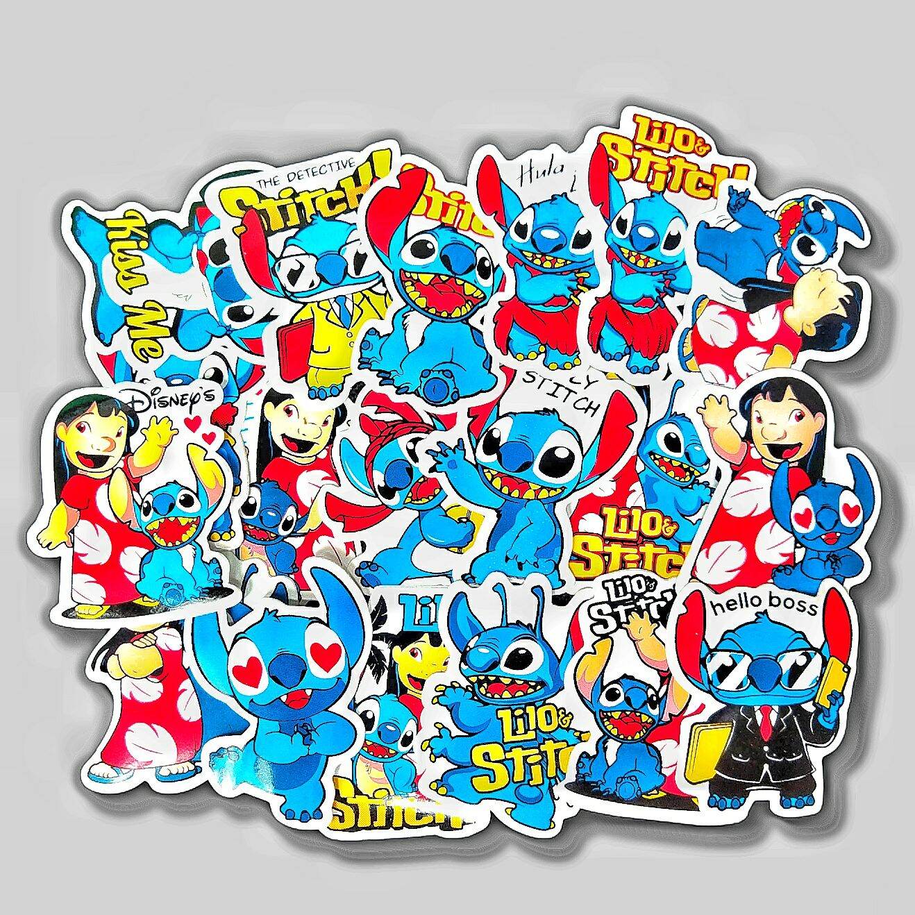 stiker stitch grosir ( isi 50 pics ) random/campur, stiker stitch lucu ...