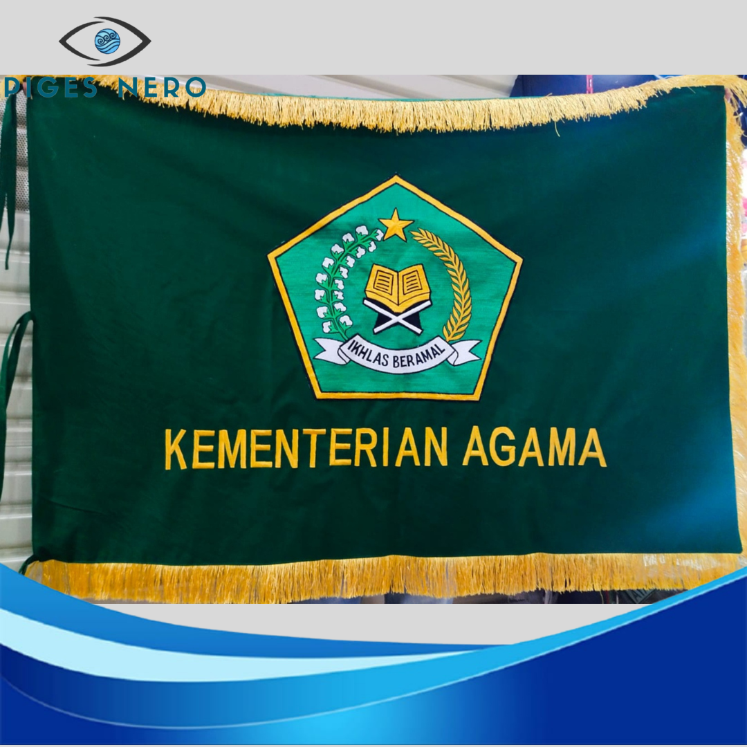 Bendera Ruangan Pataka Kemenag RI 90 x 135 Cm Bordir | Lazada Indonesia