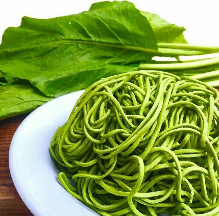 mie Hijau /mie organik/mie sayur/kemasan 1kg isi 12 porsi. | Lazada ...