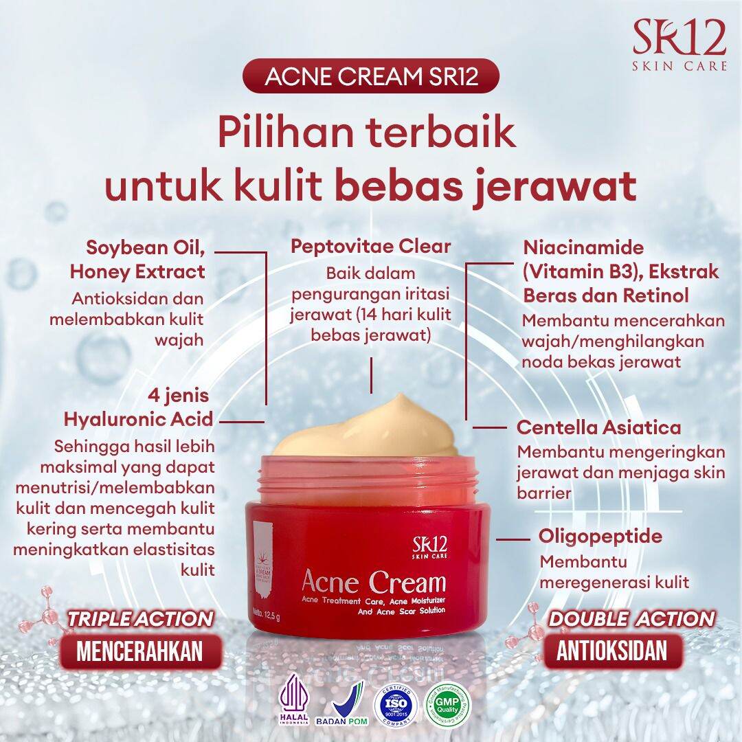 Acne Cream SR12 | Lazada Indonesia