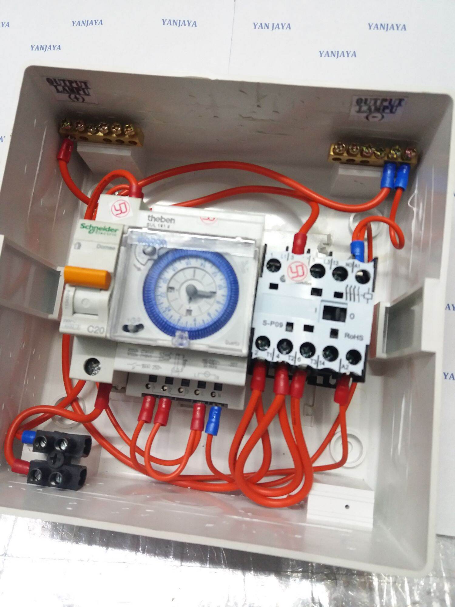 Panel Timer Lampu Otomatis 24jam Panel Timer Theben Sul181d Lazada