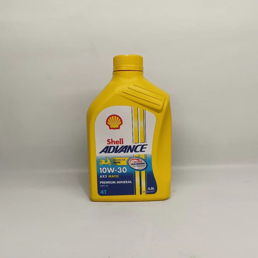 Oli Motor Shell Advance AX5 10W-30 800ml 0.8L // Oli Matic Shell ...