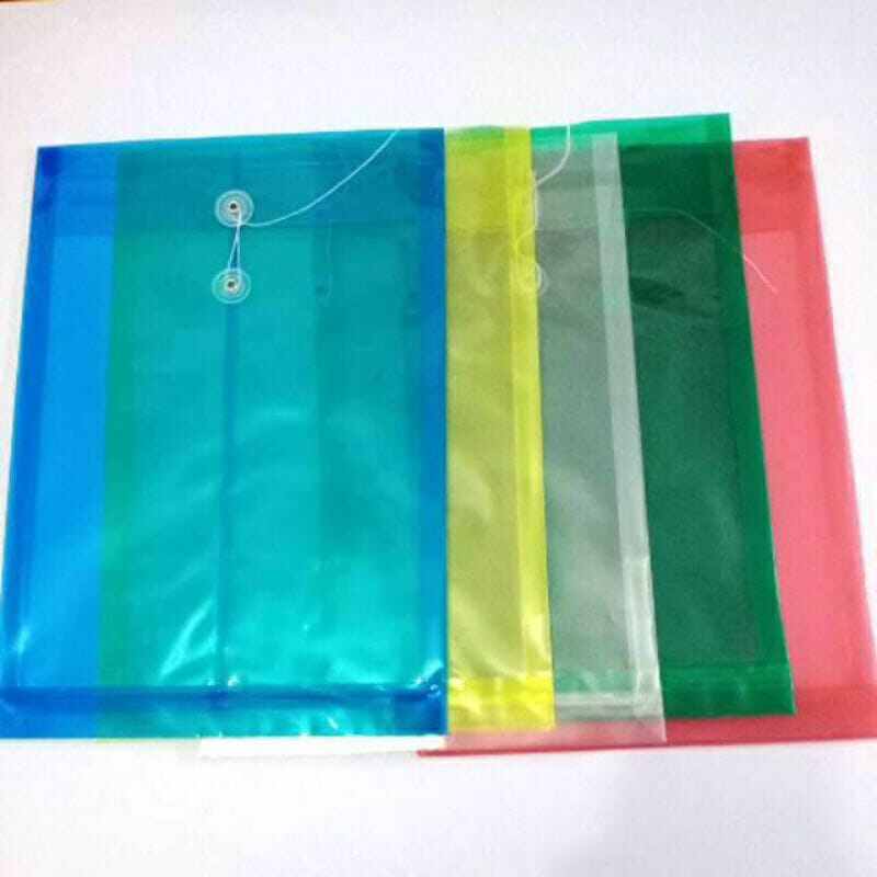 Map tali tegak/Map polos bening tali Jenia/transparan | Lazada Indonesia