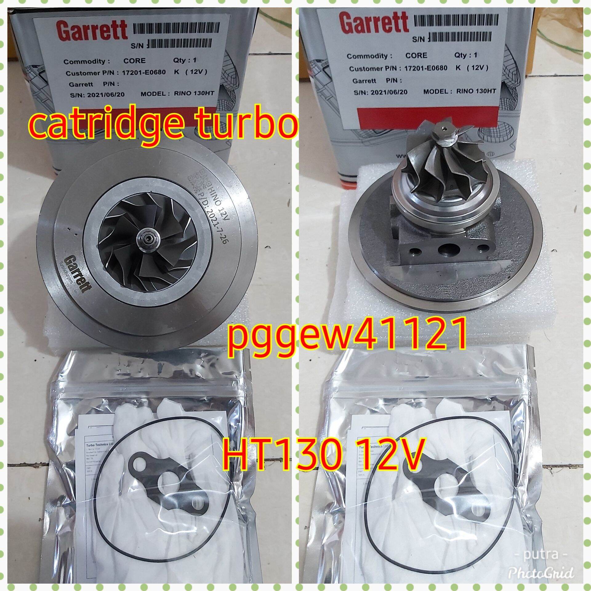 CATRIDGE TURBO 12V ISI TURBO KIT REPAIR KIT TURBO CORE HINO DUTRO 12 ...