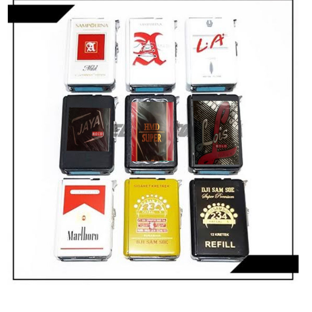 Kotak & Asbak Rokok krakter A Mild, JAYA BOLD, HMD SUPER, 234 dll isi ...