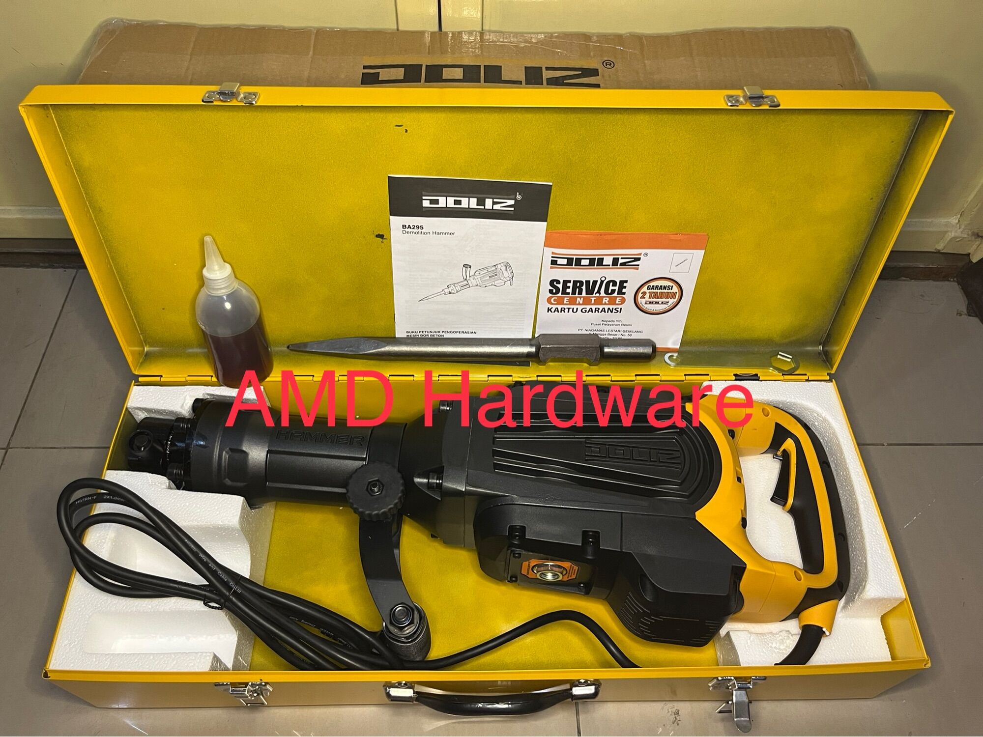 DOLIZ BA-295 Demolition Hammer Mesin Bor Bobok Beton Penghancur Tembok ...