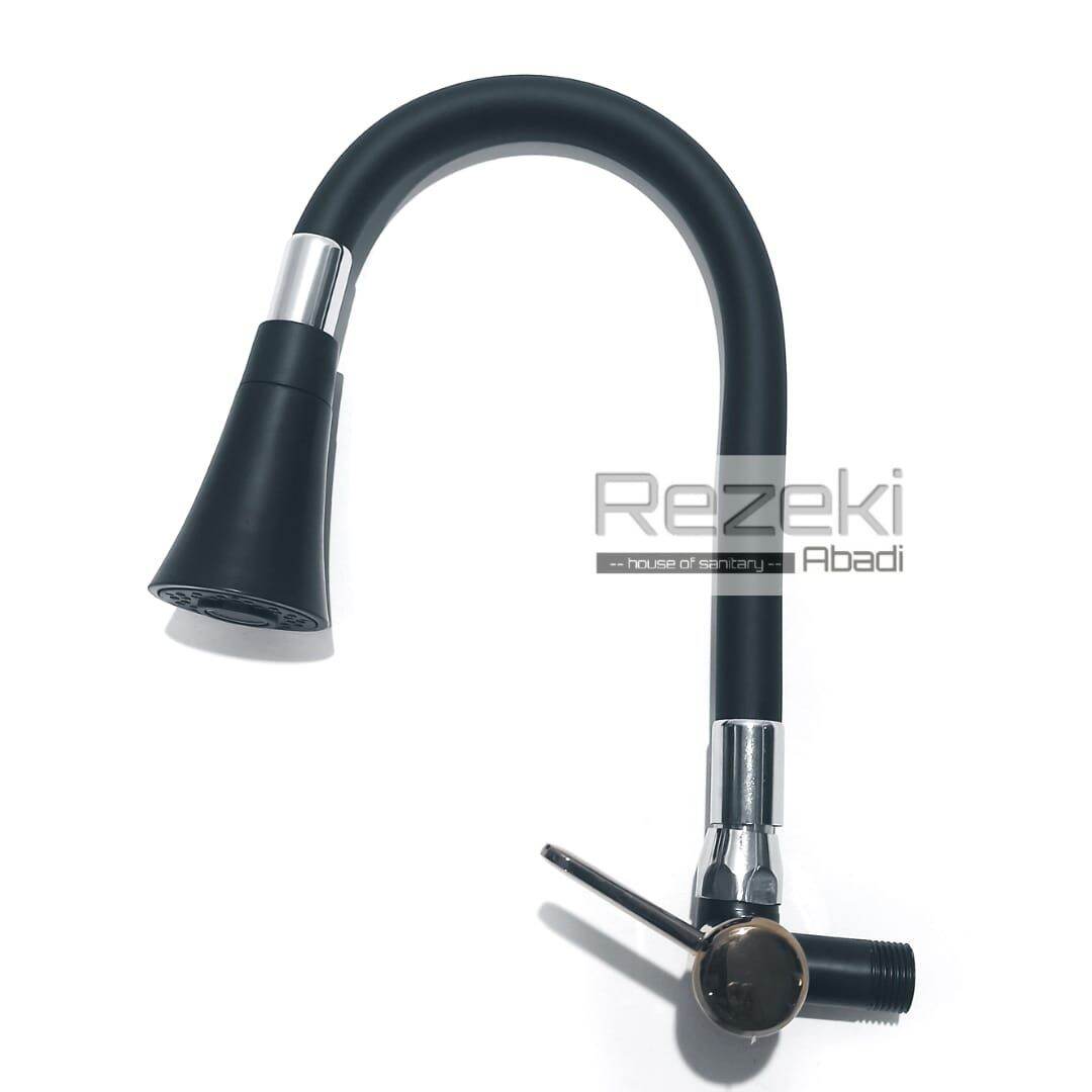 Kran Angsa Fleksibel Hitam Kombinasi Rose Gold - Kran Cuci Piring model ...