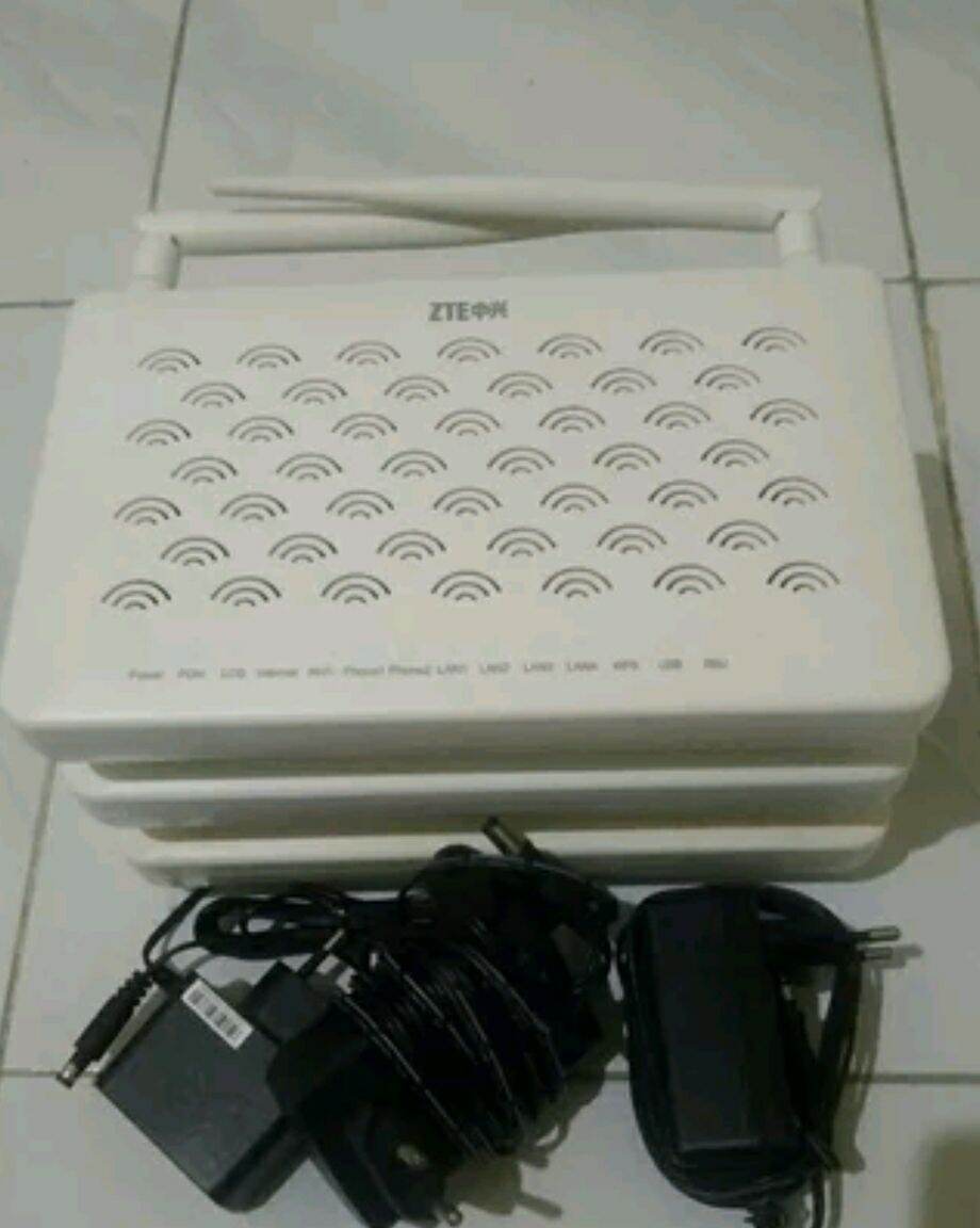 ROUTER ZTE F609 V1 MODEM ZTE V1 BEKAS BAIK AKSES POINT ROUTER ZTE V1 ...