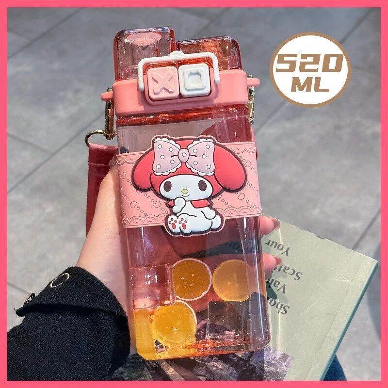 Botol minum anak 2in1 sanrio cinamoroll, melody, pompompurin, kuromi 520 ml | Lazada Indonesia
