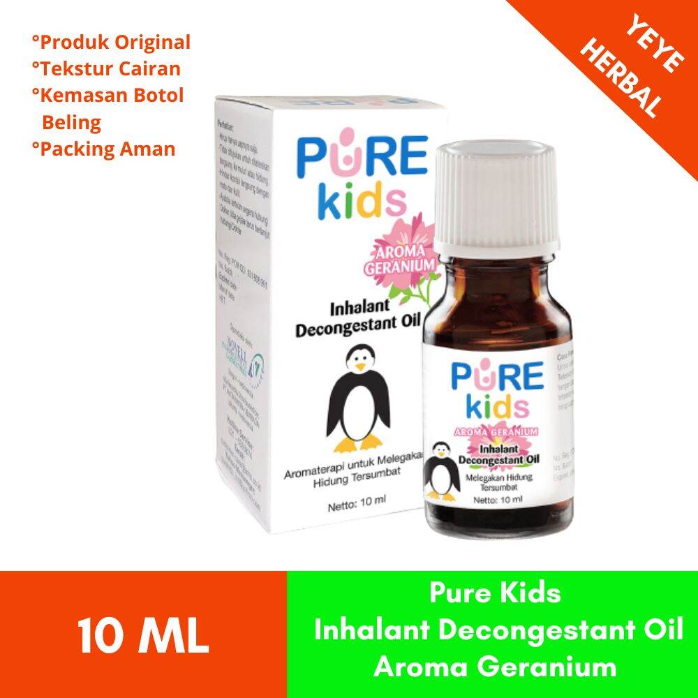 Pure Kids Inhalant Decongestant Oil | Lazada Indonesia