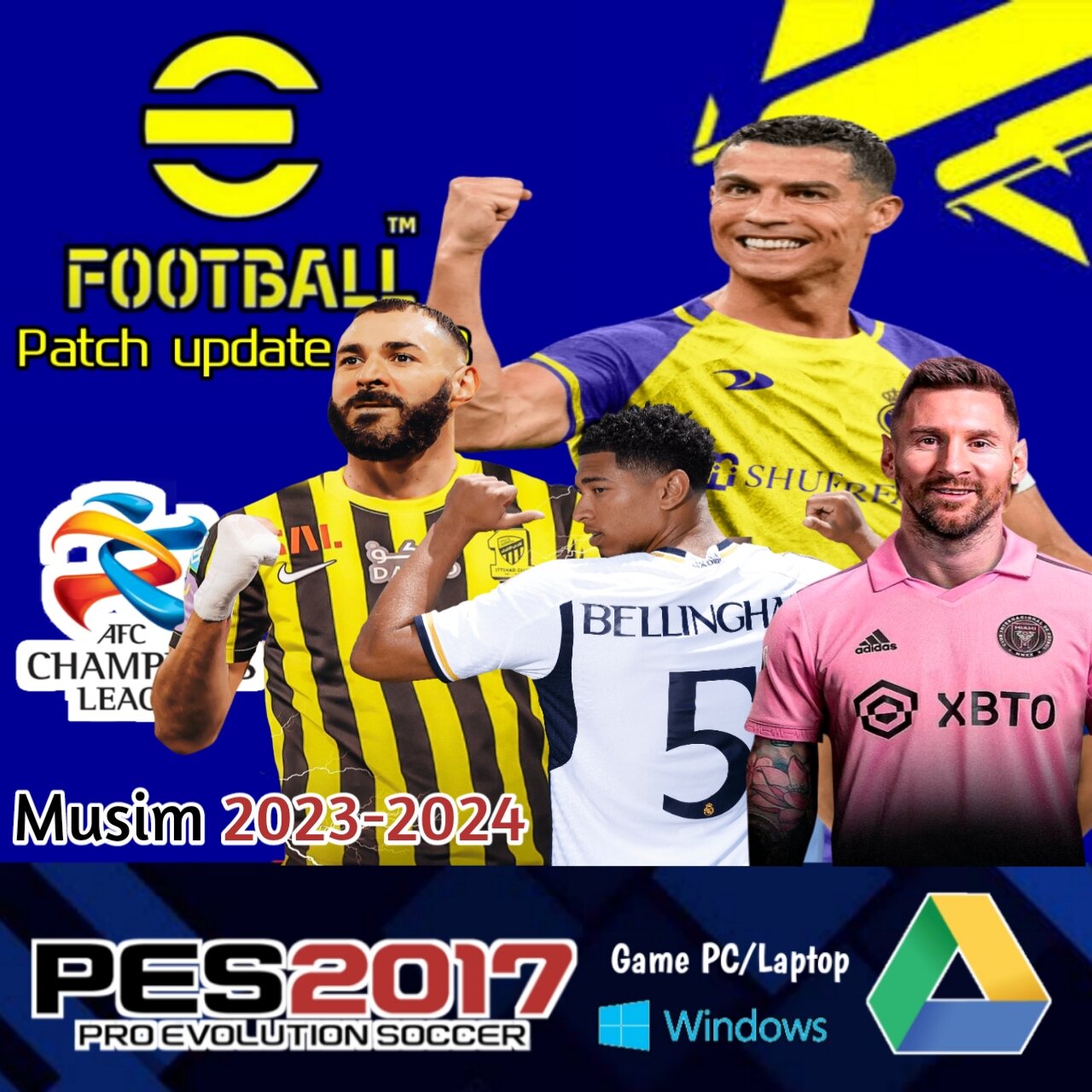 FLASHDISK ISI GAME PES 2017 PATCH SEASON E-FOOTBALL 2024 ~ Tinggal ...