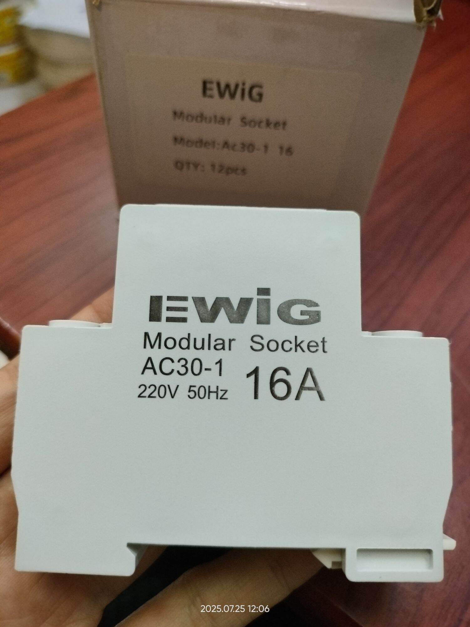 Modular Socket ewig AC30-1 220v 50hz 16A EWIG MODULAR SOCKET | Lazada ...