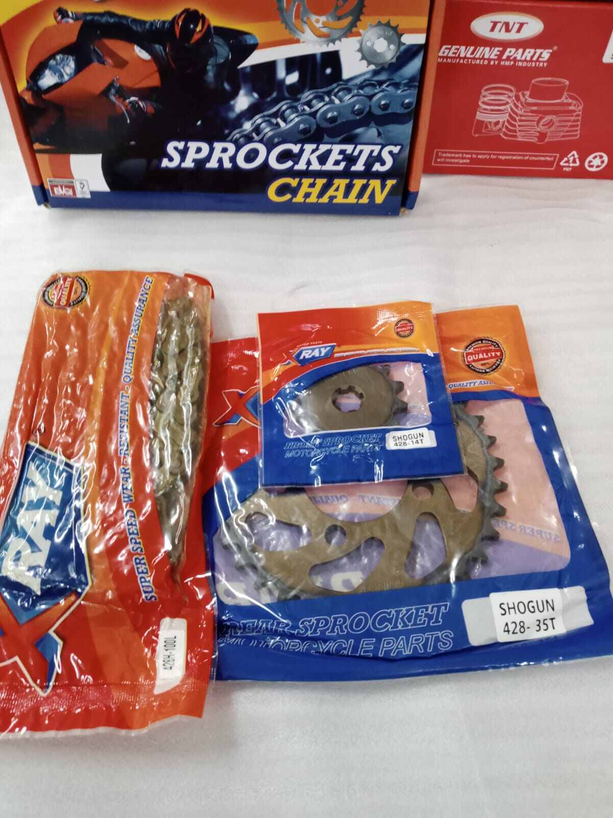 gear paket komplit sepuh baja bakar 14/35T-428H shogun tornado satria ...