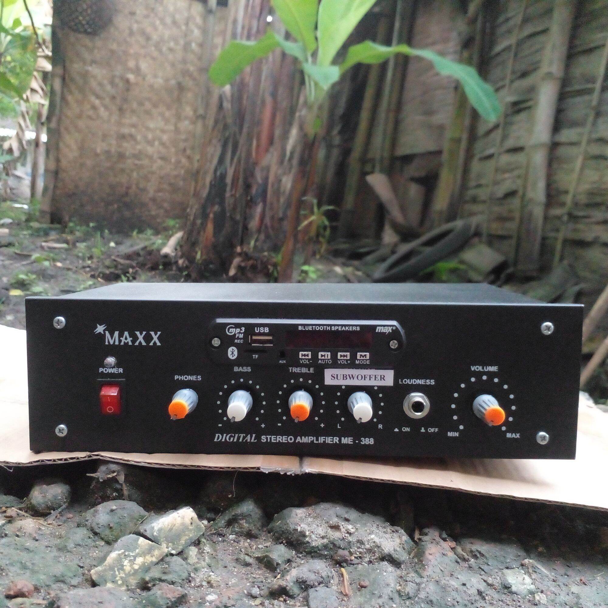 Rakitan Power Amplifier Bluetooth, Subwoofer, Mic Untuk karaoke an ...