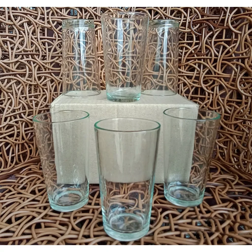 Gelas Kaca Polos Gelas Beling Bening Gelas Minum Teh Jus Kopi 212 1Pcs ...