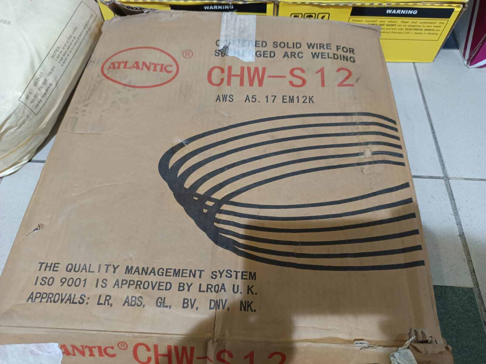 Kawat Las SAW Atlantic CHWS12 diameter 3,2mm 25Kg | Lazada Indonesia