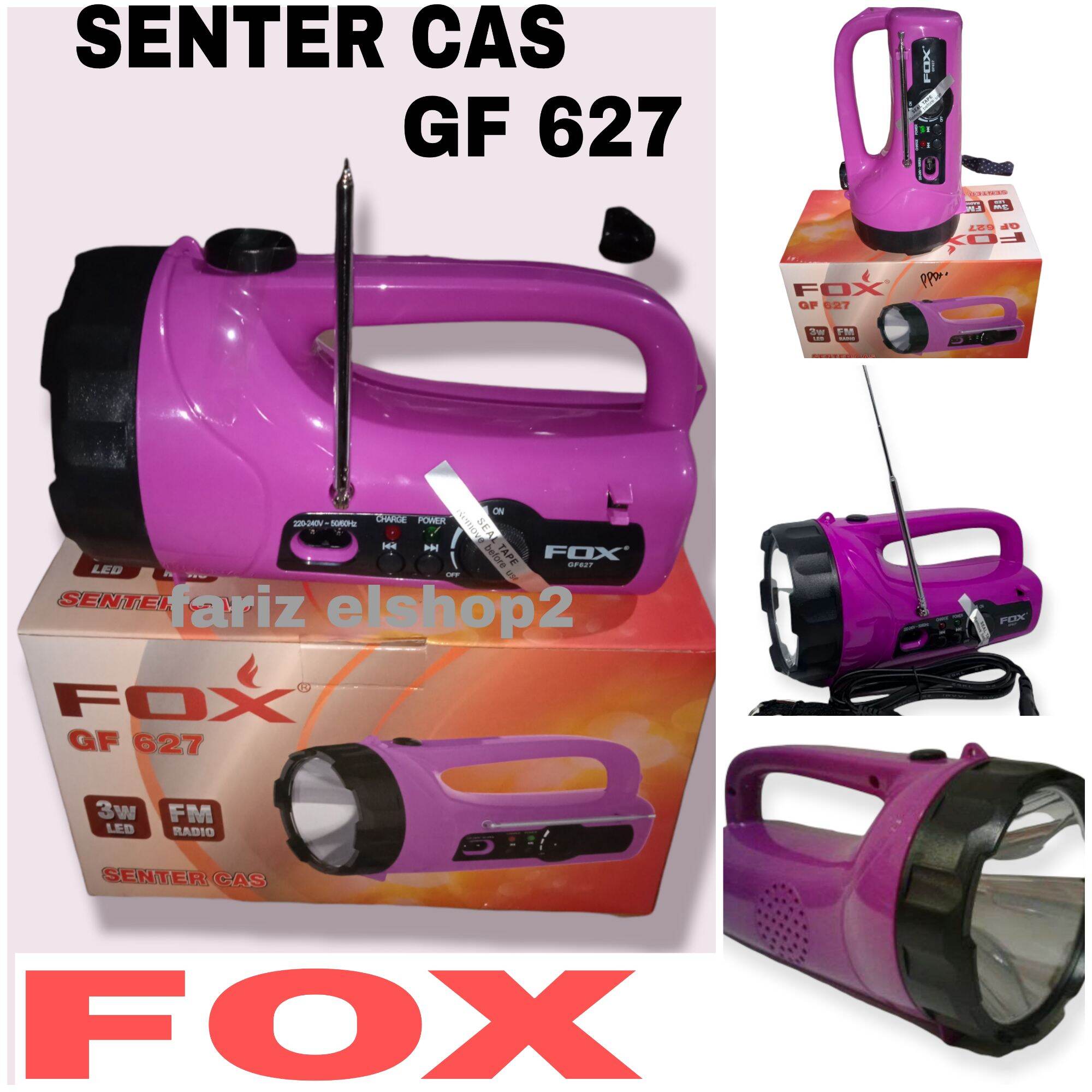 LAMPU SENTER GENGGAM BATRE SENTER CAS JING JING +RADIO FM MURAH BAGUS ...