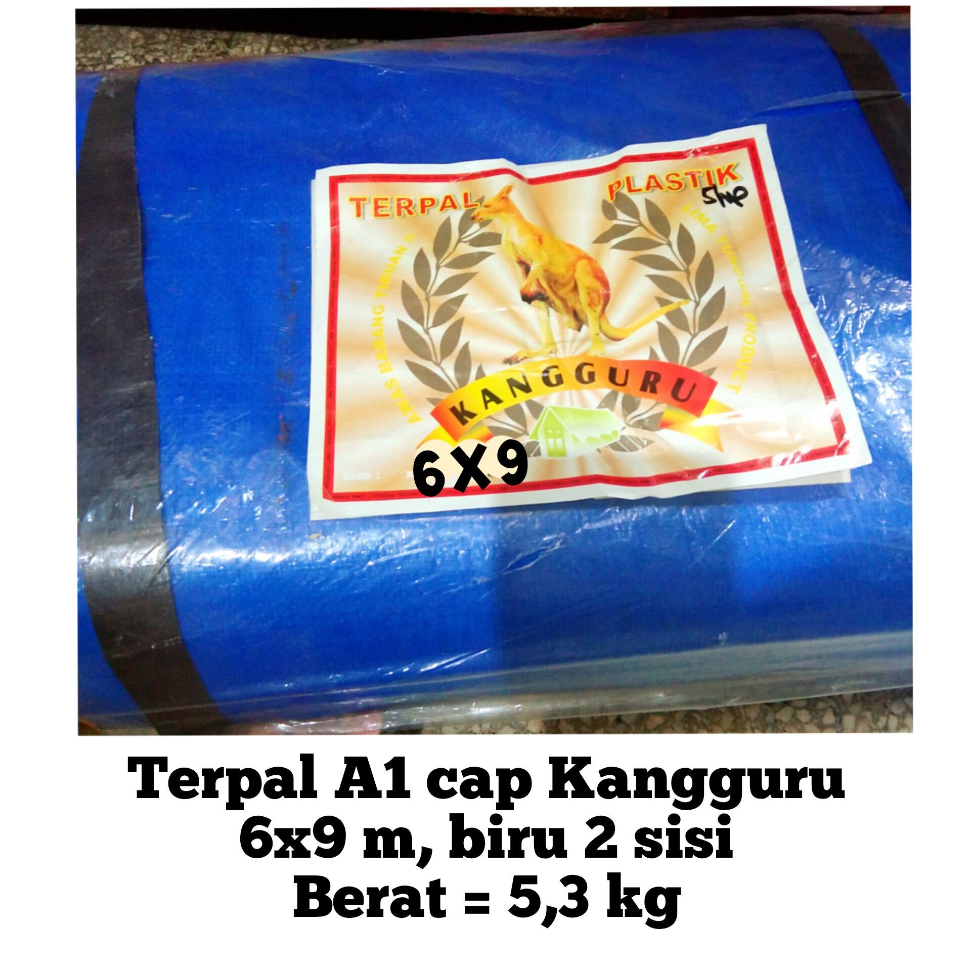 TERPAL 6X9 6X9M BESAR JUMBO TUTUP BAK MOBIL TRUK TRUCK TRONTON TUTUP BANGUNAN JEMUR GABAH JAGUNG ...
