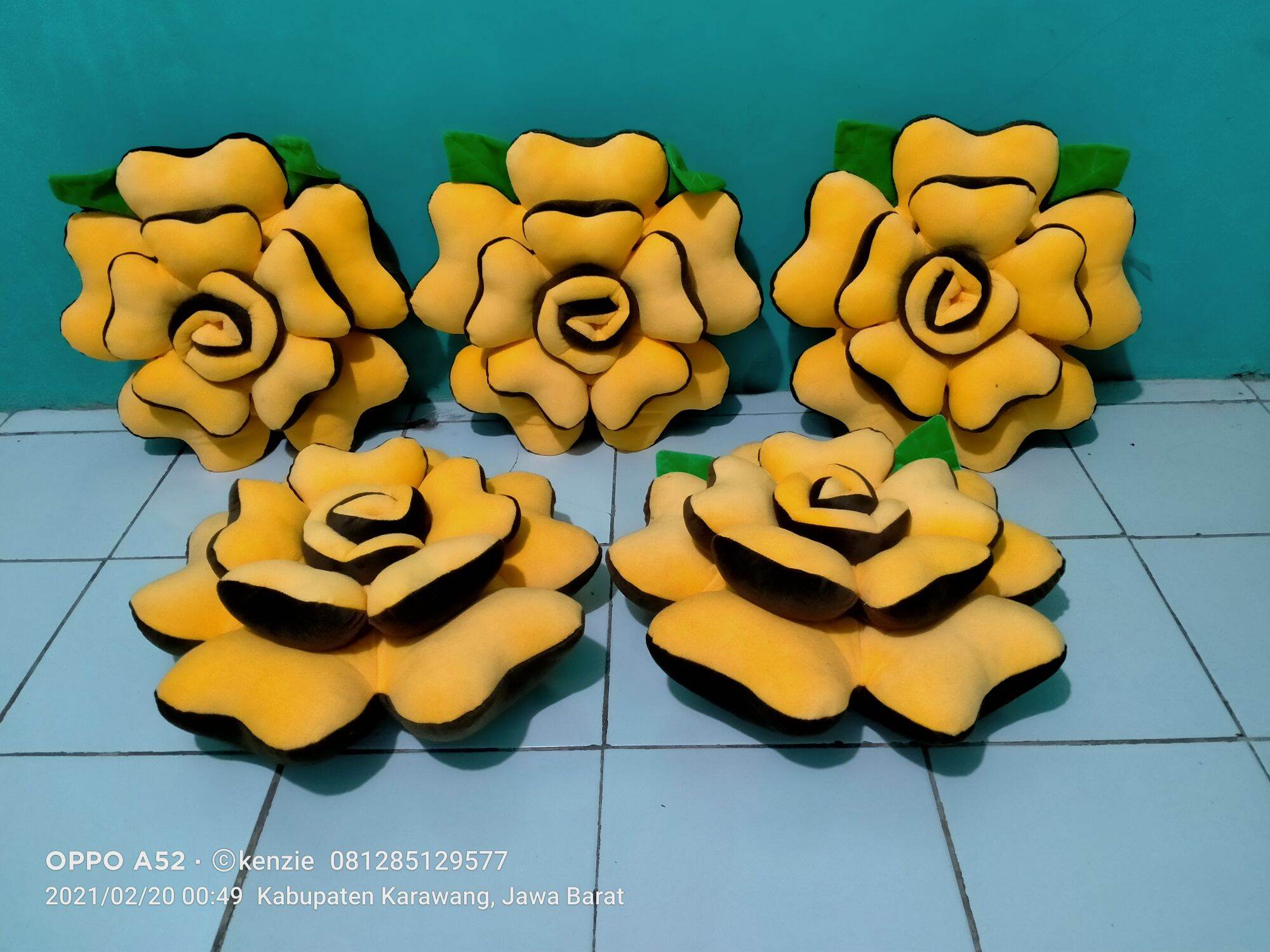 Bantal Bunga diameter 50cm model love | Lazada Indonesia