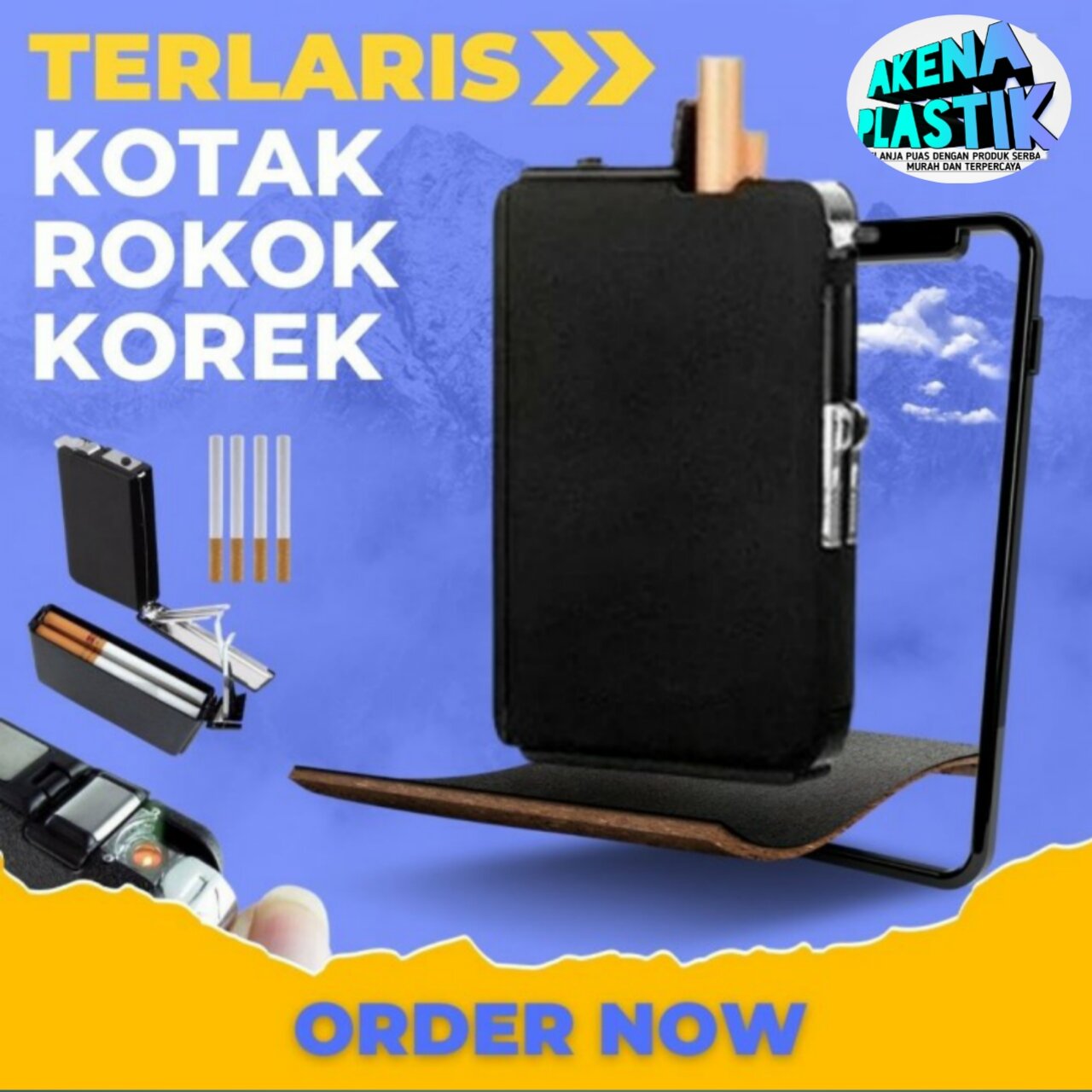 KOTAK ROKOK KOREK VARIASI - TEMPAT ROKOK | Lazada Indonesia