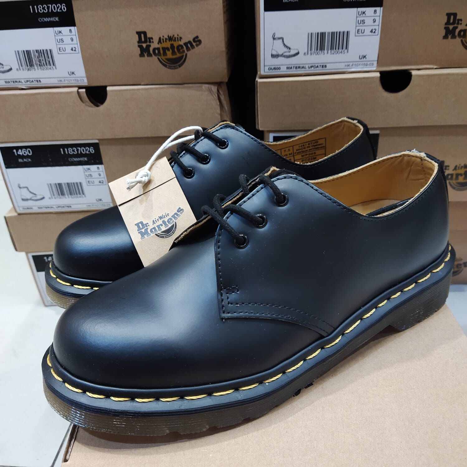 Sepatu dr Martens 1461 Black Smooth | Lazada Indonesia