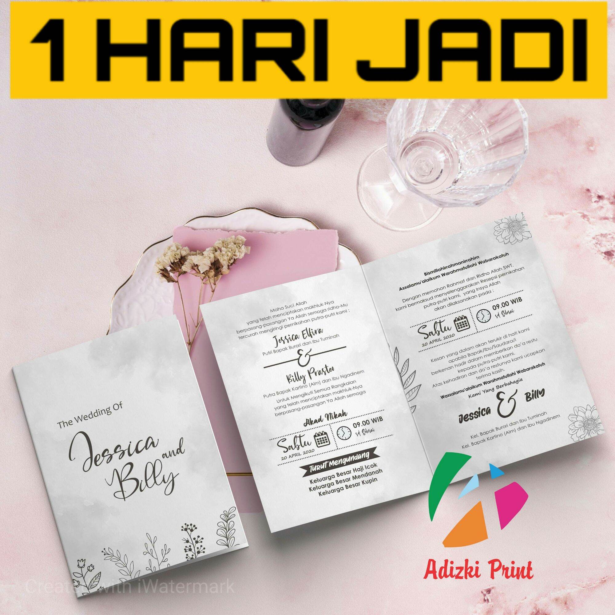 Undangan Pernikahan, Undangan Rustic, Undangan Vintage, Undangan Custom ...
