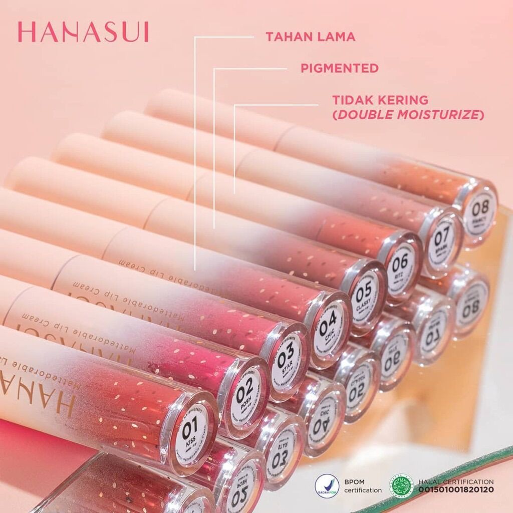 Hanasui Mattedorable Lip Cream | Lazada Indonesia